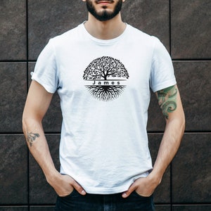 Split Tree Monogram SVG, Split Monogram Tree of Life Svg, Family Tree ...