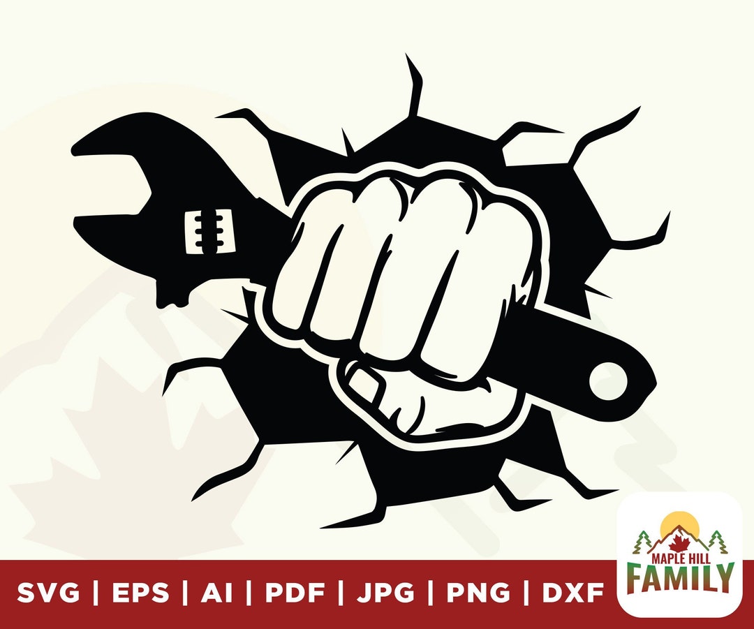 Mechanic Svg, Smash Punch Mechanic Svg, Wrench Svg, Repair Svg ...