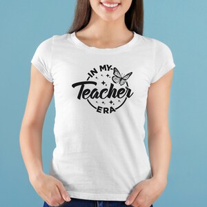 In My Teacher Era Svg, Custom Name Teacher Png, Teacher Appreciation ...