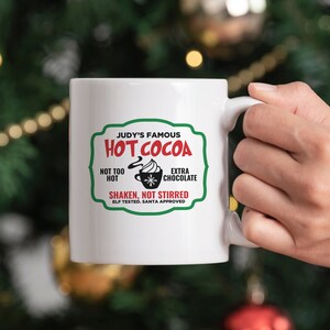 Judy's Hot Cocoa Svg, the Santa Clause Svg, Christmas Svg, Shaken Not ...