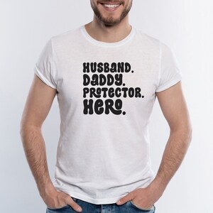 Husband Daddy Protector Hero Svg, Dad Svg, Father's Day Funny Dad Shirt ...
