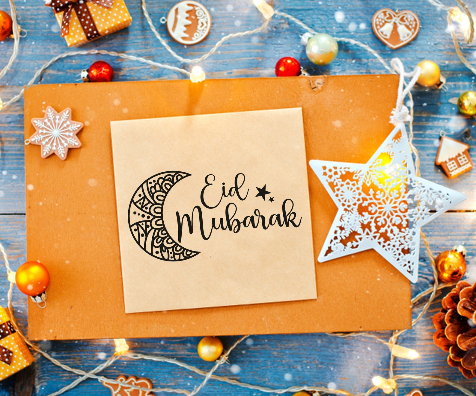 Eid Mubarak SVG Eid Mubarak Cake Topper SVG Eid Mubarak - Etsy