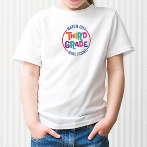 Watch Out Third Grade Here I Come Svg, Watch Out Svg, 3rd Grade Back to ...