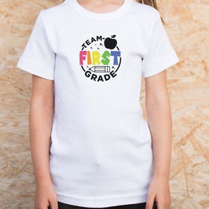 Team First Grade Svg, First Grade Shirt Svg, 1st Grade Gift Svg, 1st ...
