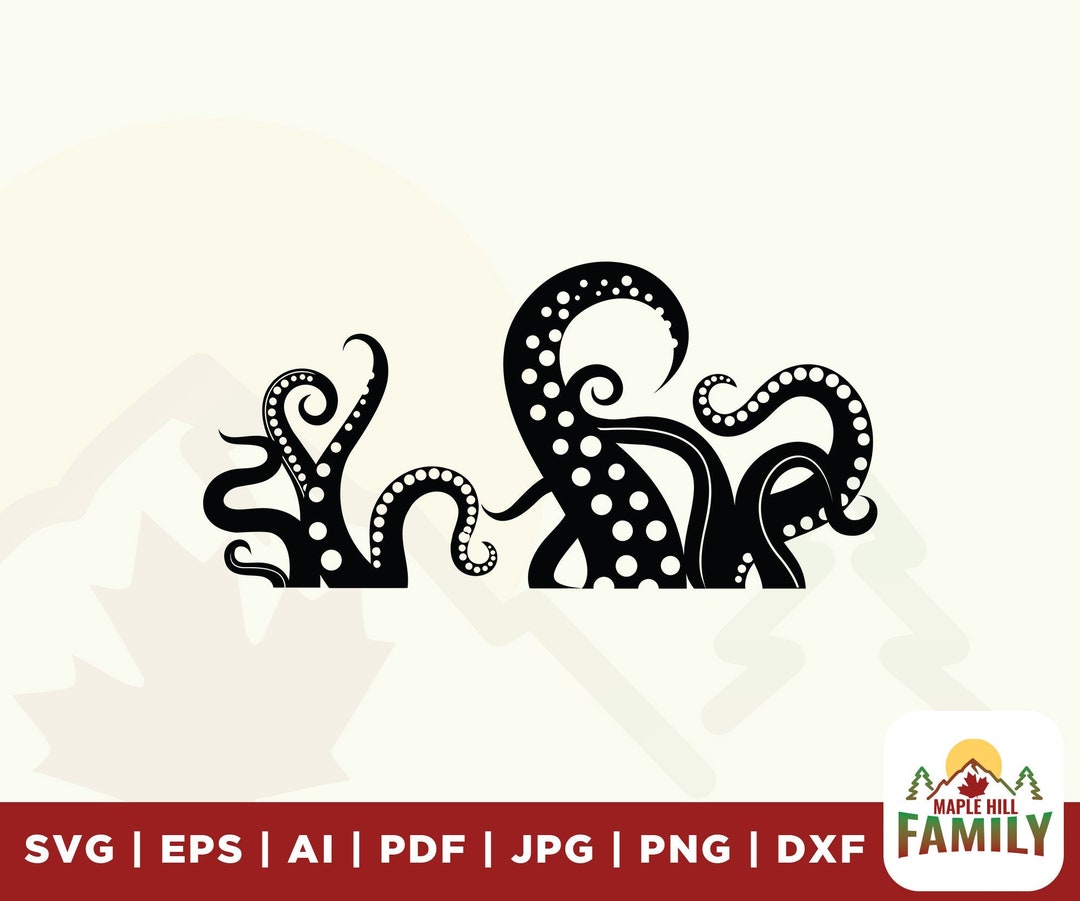 Buy Tentacles Svg, Sea Monster Svg, Cut File Design for Cricut ...