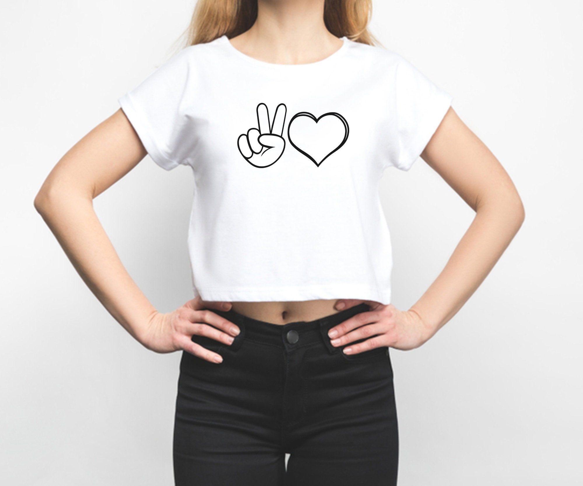 Paz y amor SVG paz mano svg señal svg paz svg amor svg - Etsy México