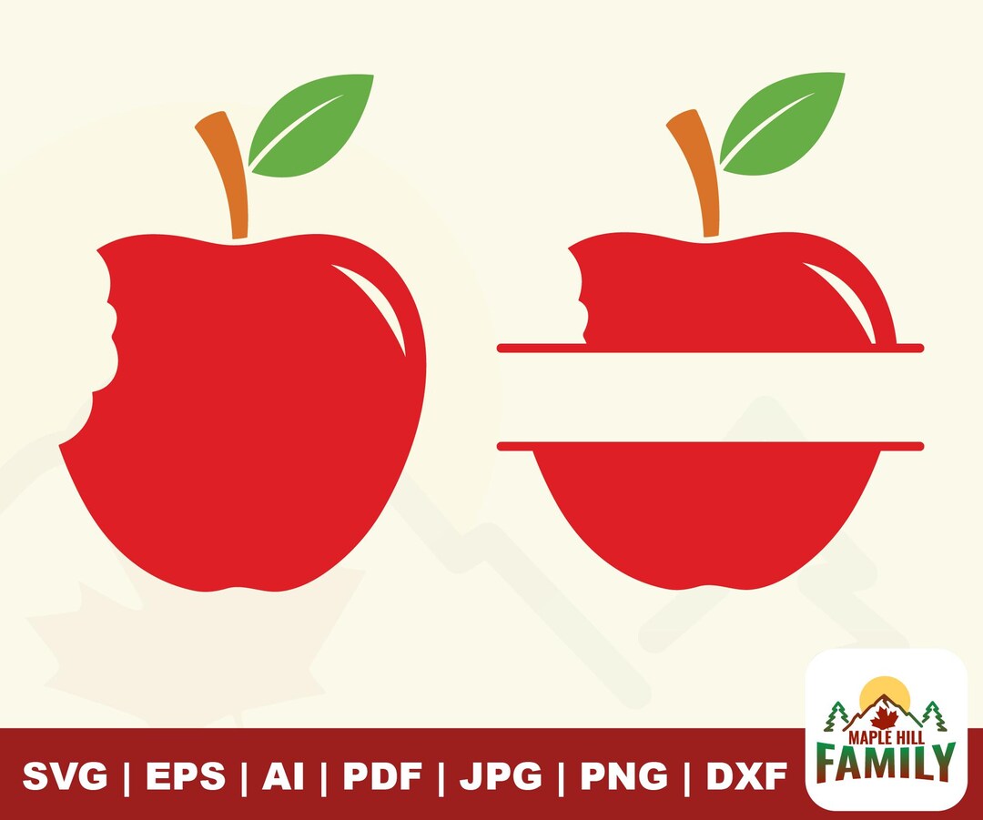 Apple Svg, Apple Name Frame SVG, Apple Monogram Frame Svg, Apple Svg ...