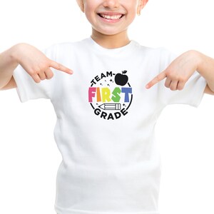 Team First Grade Svg, First Grade Shirt Svg, 1st Grade Gift Svg, 1st ...