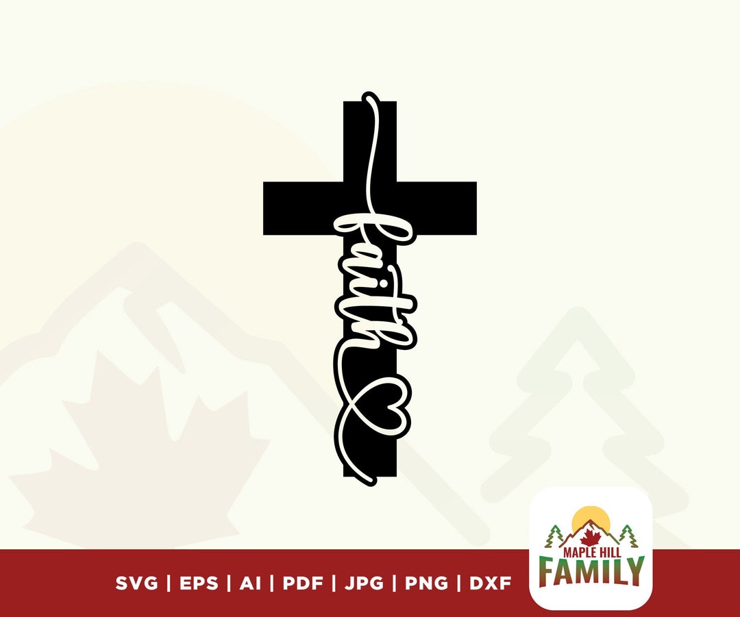 Faith Svg Cross Svg Religious Svg Simply Blessed Svg Etsy