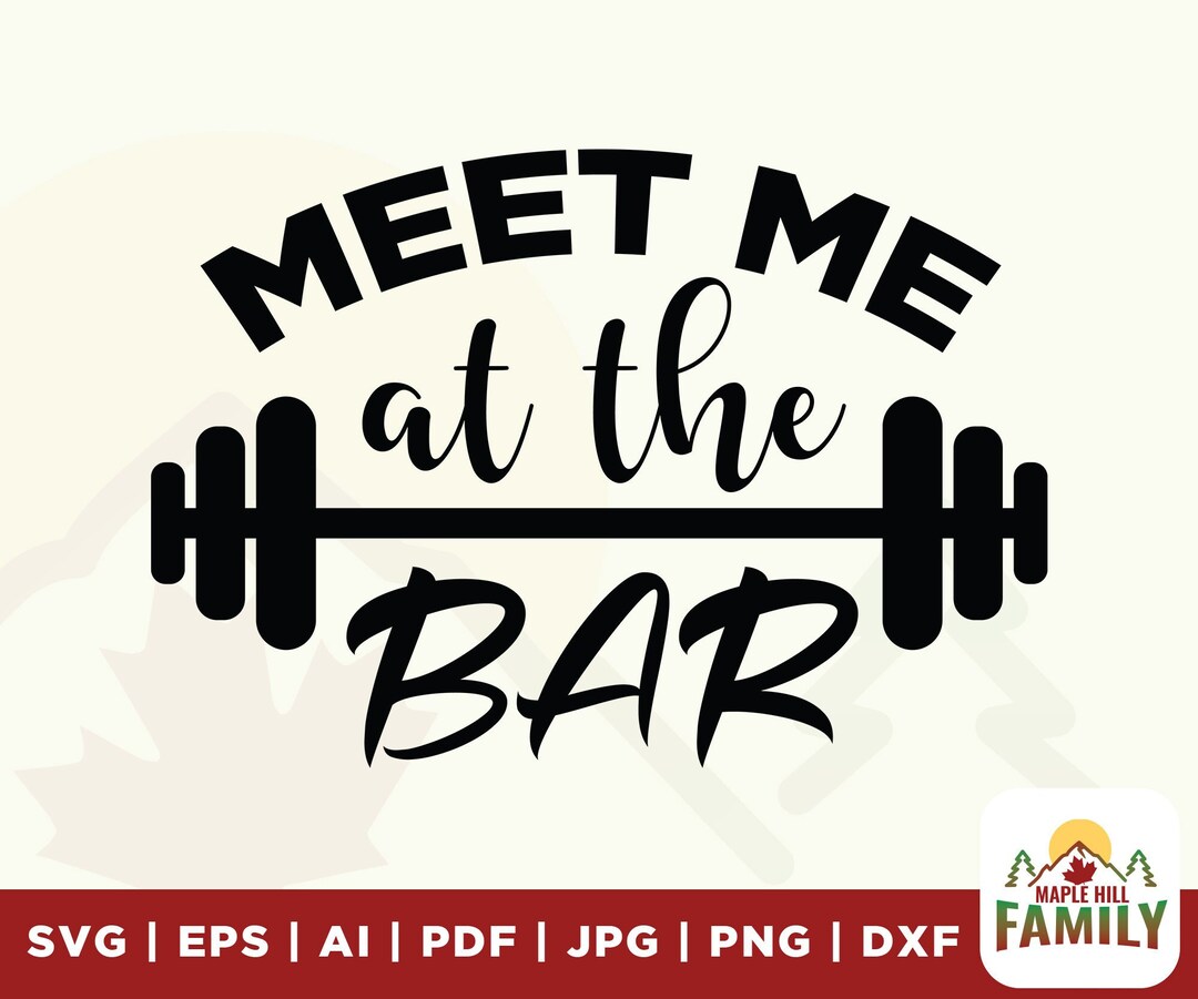 Meet Me at the Bar Svg, Meet Me Svg, at the Bar Svg, Commercial Use ...