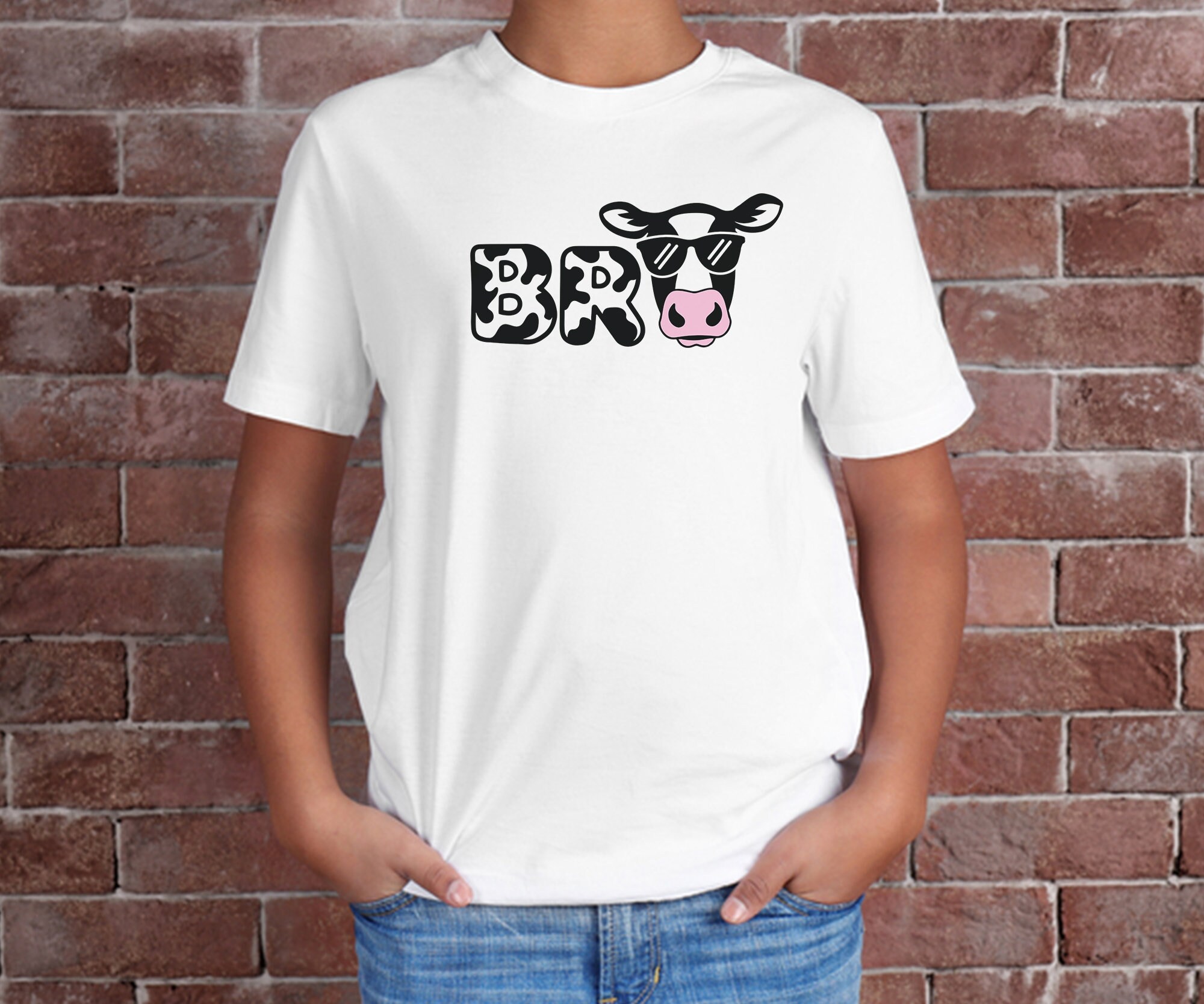 Cow Bro Svg Cow Brother Svg Bro Svg Cow Svg Big Brother - Etsy