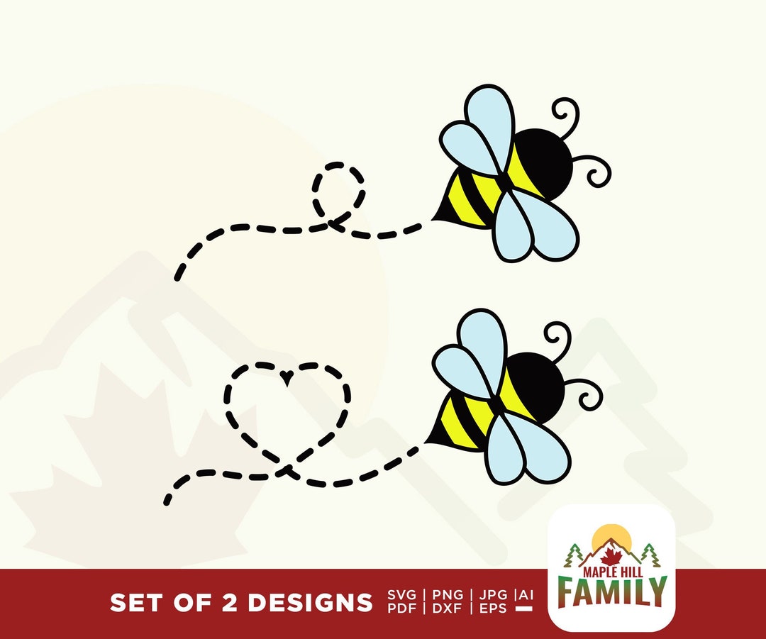 Bee SVG, Layered Cut File, Bumble Bee Cutting File, Cute Honey Bee Svg ...