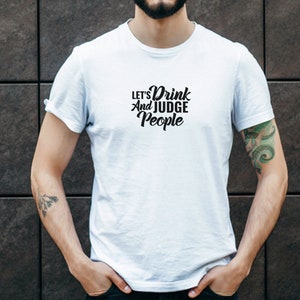 Lets Drink and Judge People Svg, Drinking Svg, Drunk Girl Svg, Coconut ...