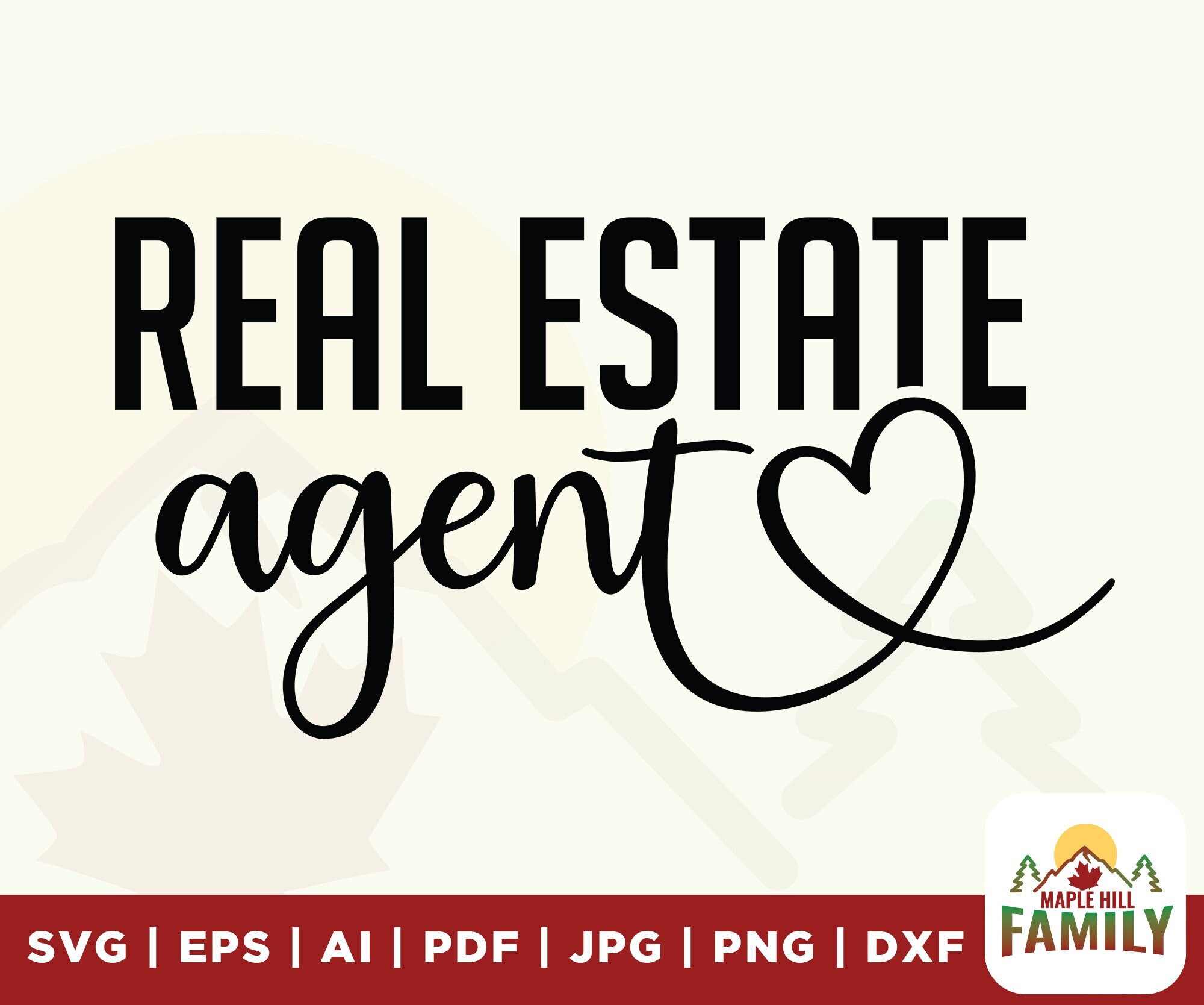 Real Estate Agent Svg Real Estate Svg Realtor Svg Real - Etsy