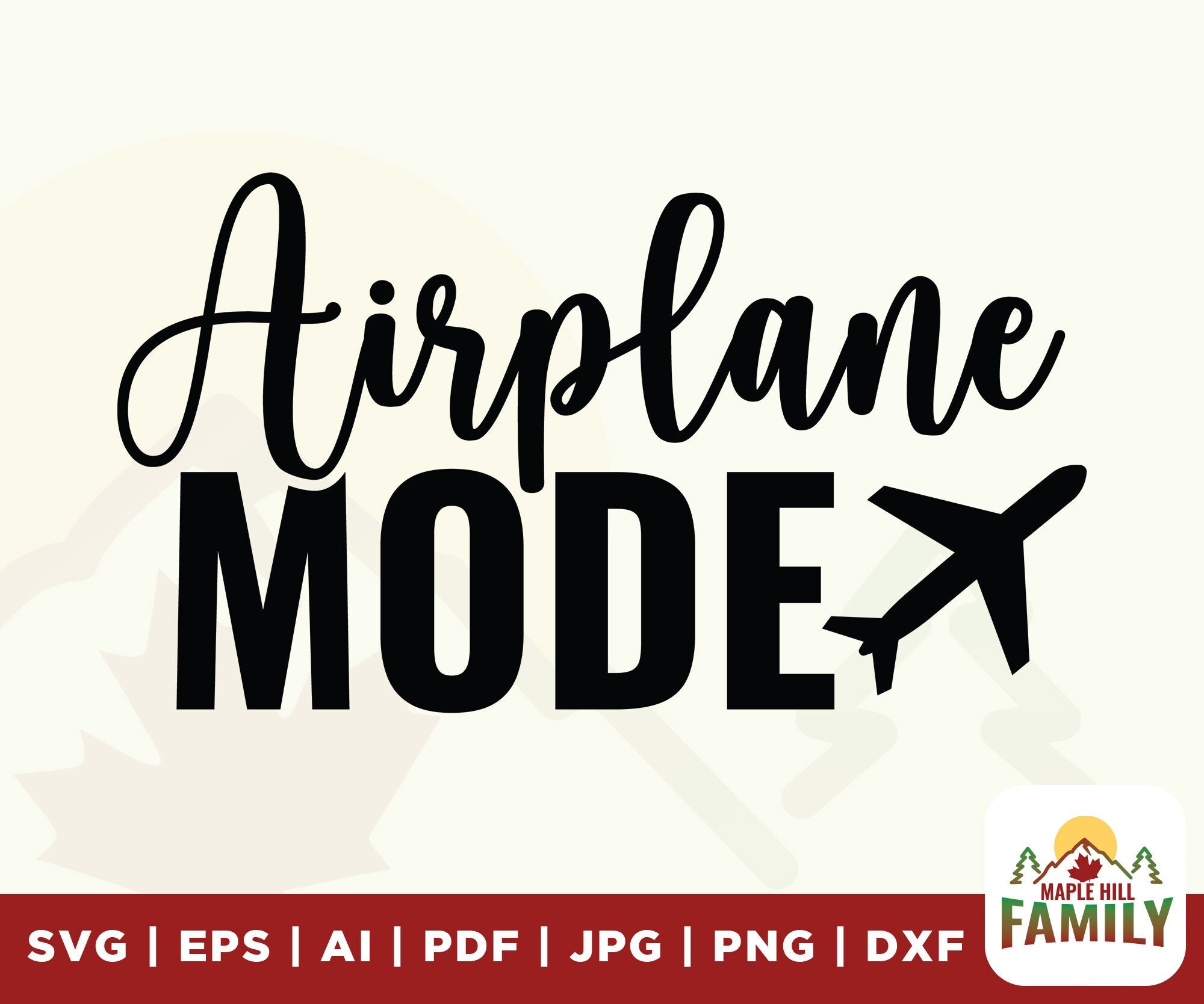 Airplane SVG File Travel Svg Vacation Svg Vacay Mode SVG - Etsy