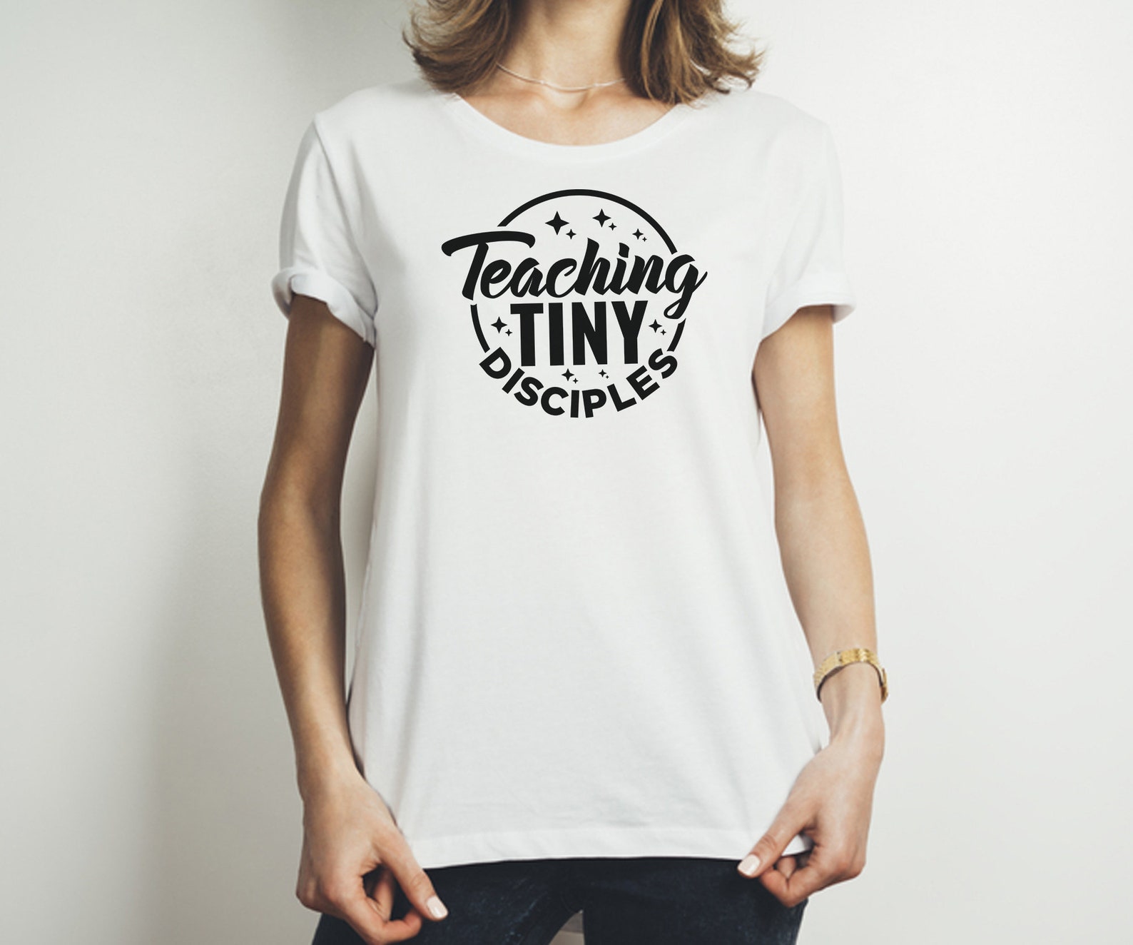 Teaching Tiny Disciples SVG, Christian Teacher Files (digital Download ...