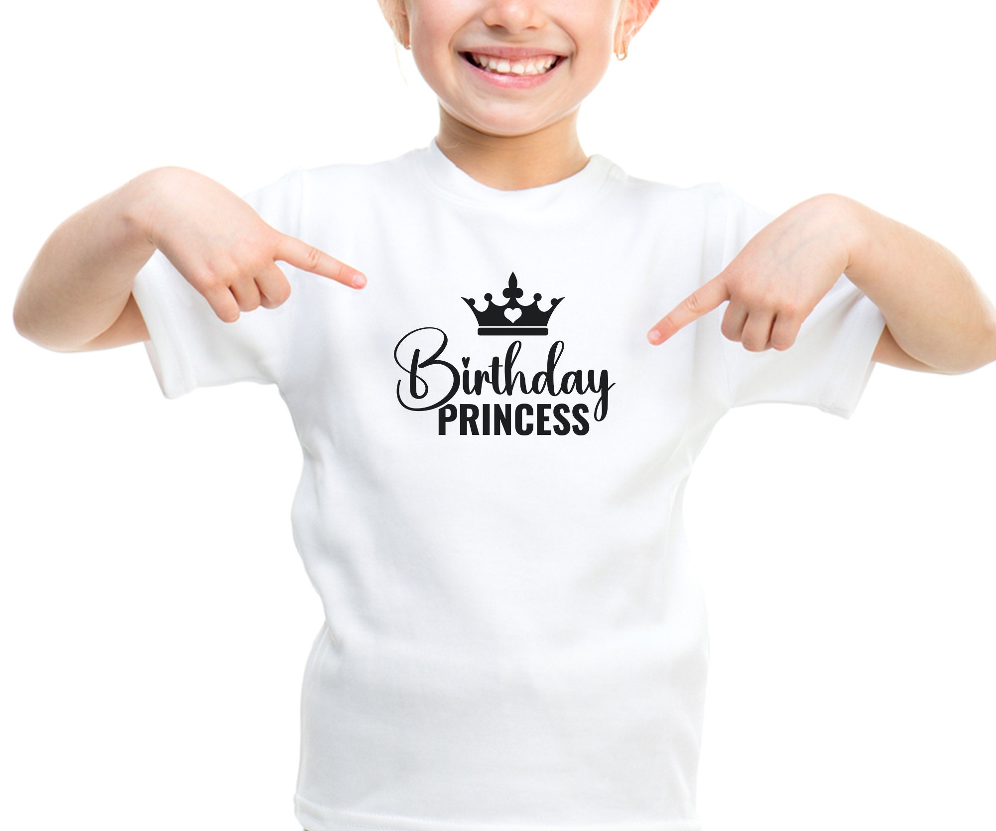 Birthday Princess SVG Instant Digital Download Birthday Svg - Etsy