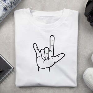 Love SVG, Love Hand Svg, I Love You Hand Sign Svg, Sign Language Svg ...