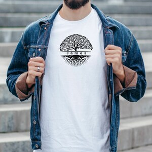 Split Tree Monogram SVG, Split Monogram Tree of Life Svg, Family Tree ...