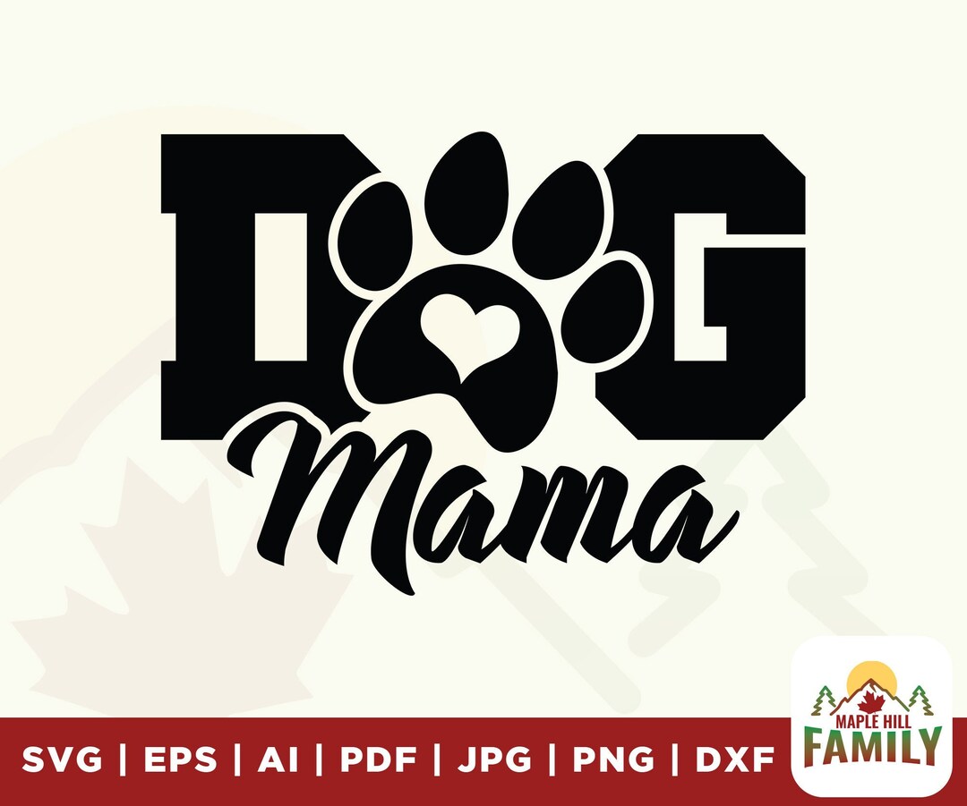 Dog Mama Svg, Rescue Mama Svg, Dog Svg, Mama Svg, Dog Mama Png, Dog Mom ...