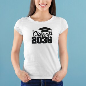 Class of 2036 Svg, 2036 Svg, Senior Class Graduate Svg, Graduation ...