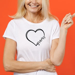 Grams Heart Svg Instant Digital Download Svg Png Dxf and - Etsy