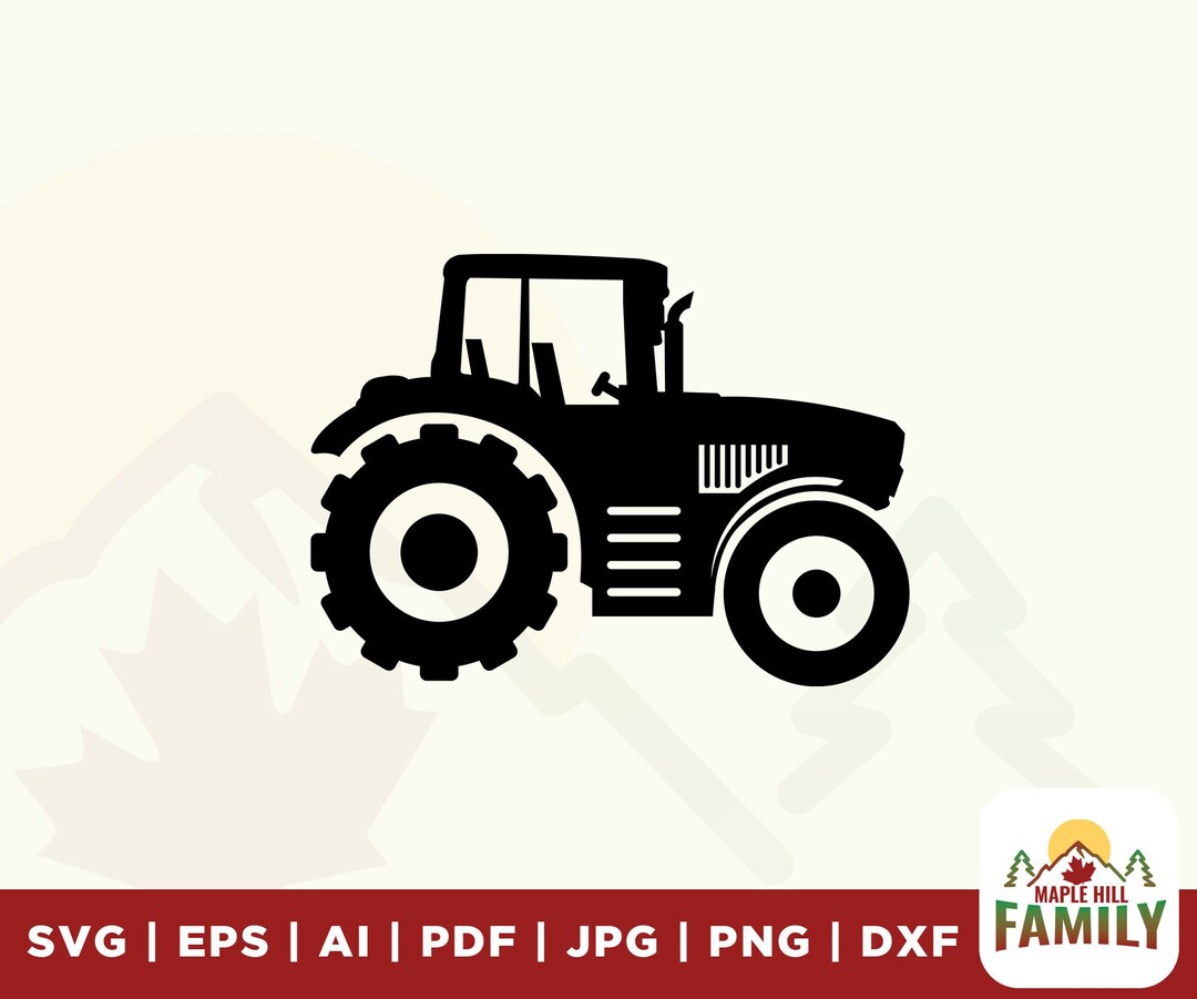 Tractor Svg, Farm Tractor SVG, Cut File Svg, Commercial Use, Farm Life ...