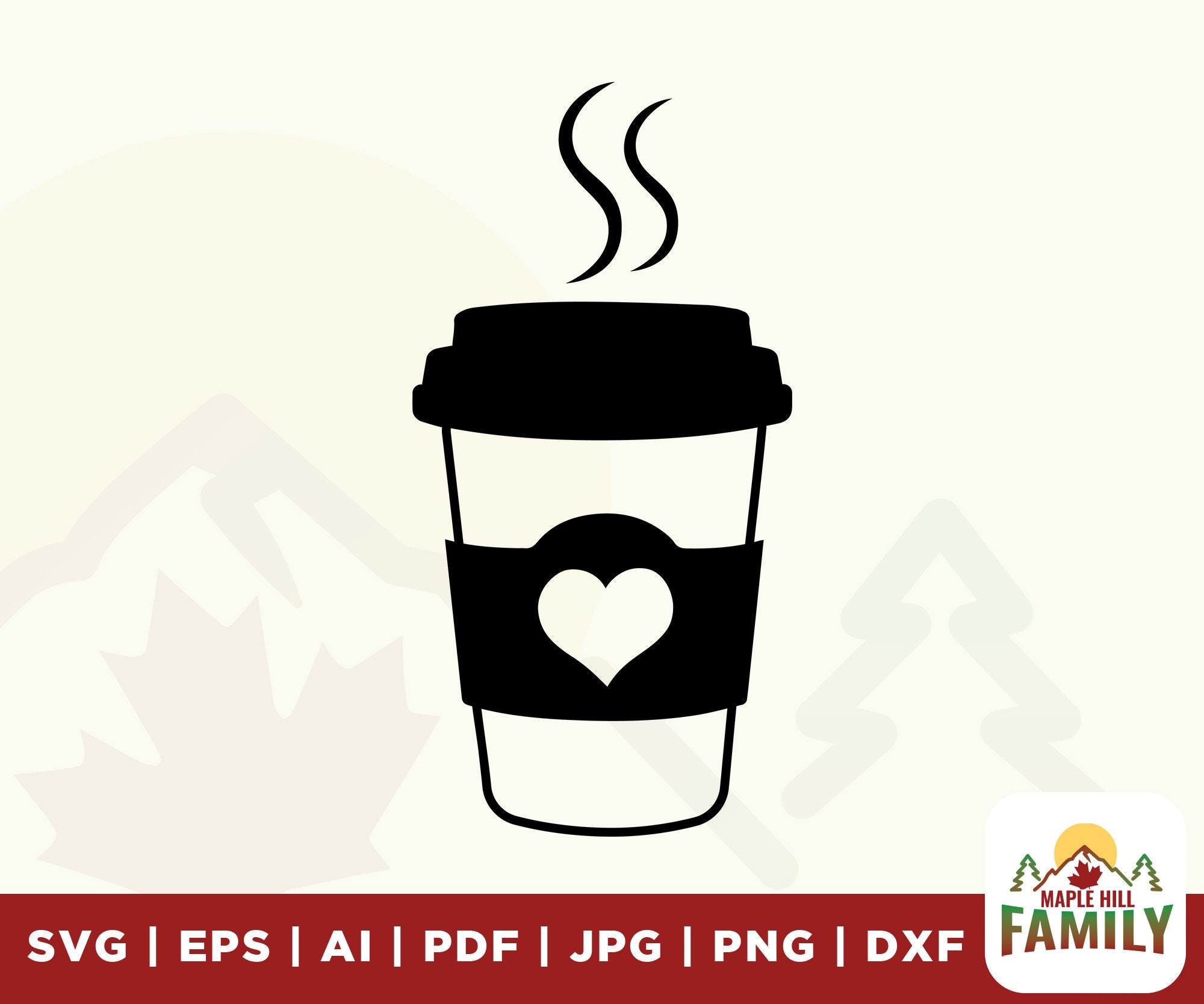 Coffee Cup Svg Coffee Svg Coffee To Go Latte Take Away Etsy