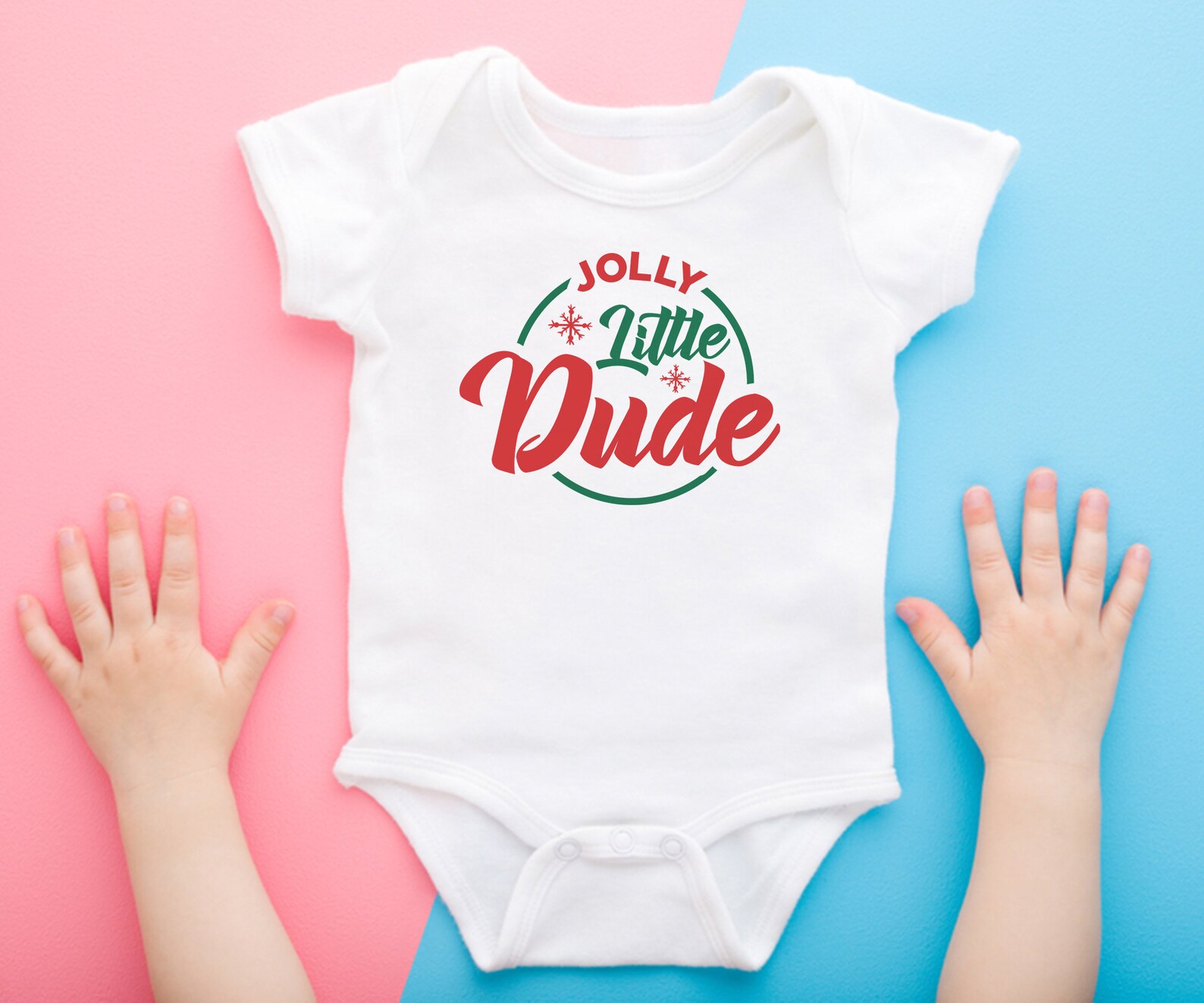 Jolly Little Dude Christmas SVG: Toddler Boy Design (digital Download ...