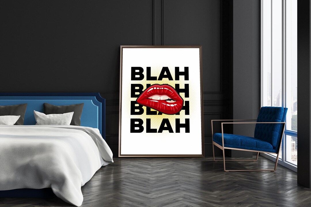 Living Room Poster, Wall Art , Printable Maximalist Gallery, Trendy ...