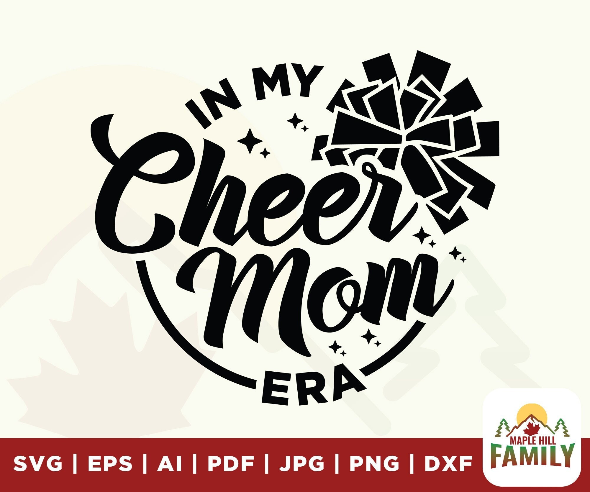 In My Cheer Mom Era Svg Cheerleading Svg Cheerleader Svg - Etsy