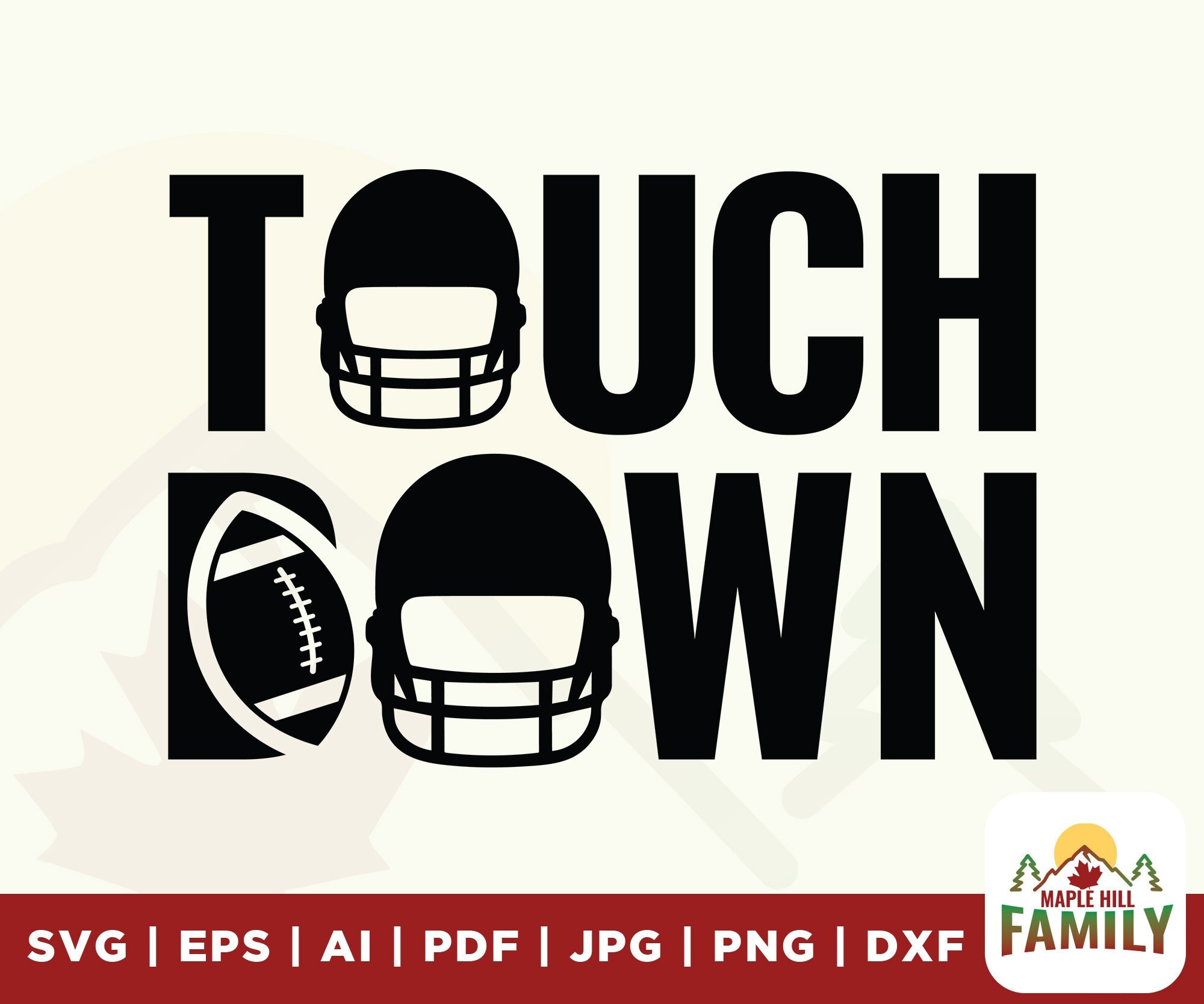 Touchdown Svg Game Day Svg Football Season Svg College - Etsy