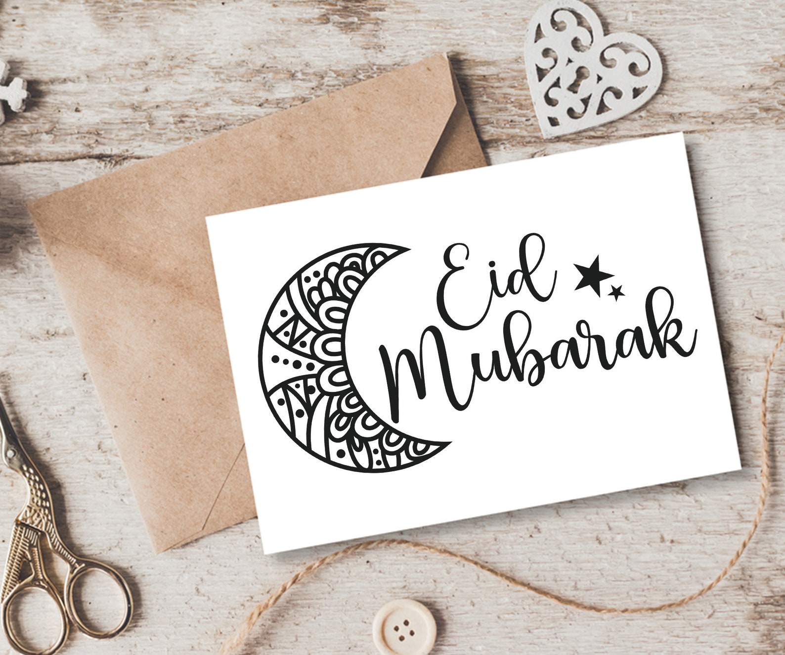 Eid Mubarak SVG Eid Mubarak Cake Topper SVG Eid Mubarak - Etsy