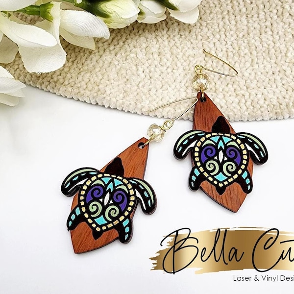 Turtle Earrings - Etsy