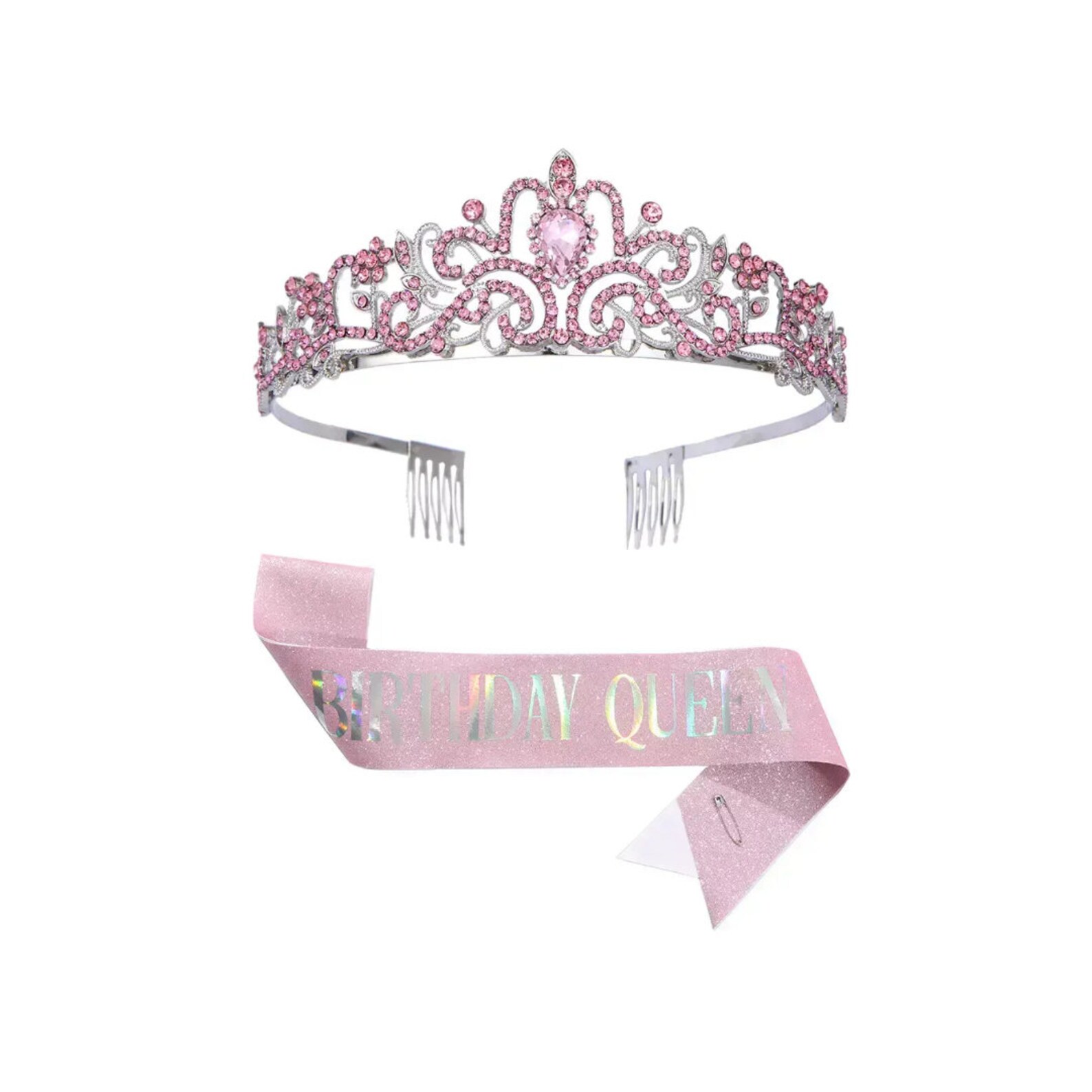 Birthday Queen Tiara, Birthday Queen Sash, Birthday Party Tiara Set - Etsy