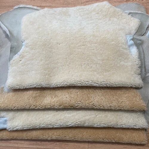 Genuine Sheepskin Upholstery Leather Fur Floor Rug off - Etsy