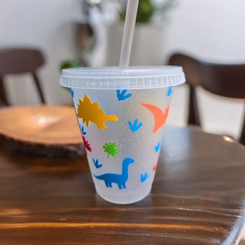 Dinosaur Cup 16oz Cup Dinosaur Tumbler Kids Cup Kids Tumbler Dino Gift ...