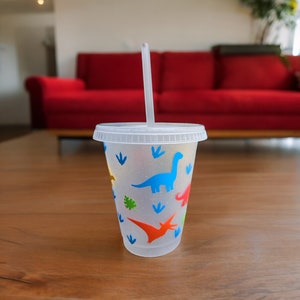 Dinosaur Cup 16oz Cup Dinosaur Tumbler Kids Cup Kids Tumbler Dino Gift ...