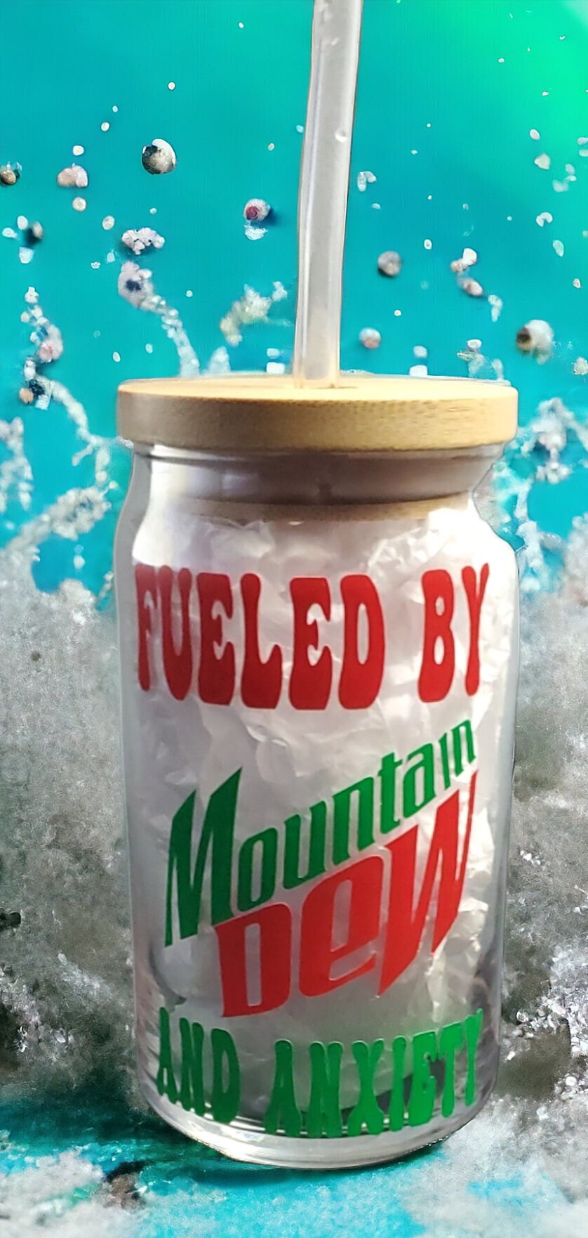 Fueled by Mountain Dew an Anxiety Handmade Mother's Day Birthday ...