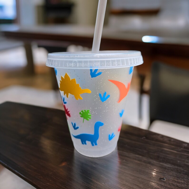Dinosaur Cup 16oz Cup Dinosaur Tumbler Kids Cup Kids Tumbler Dino Gift ...