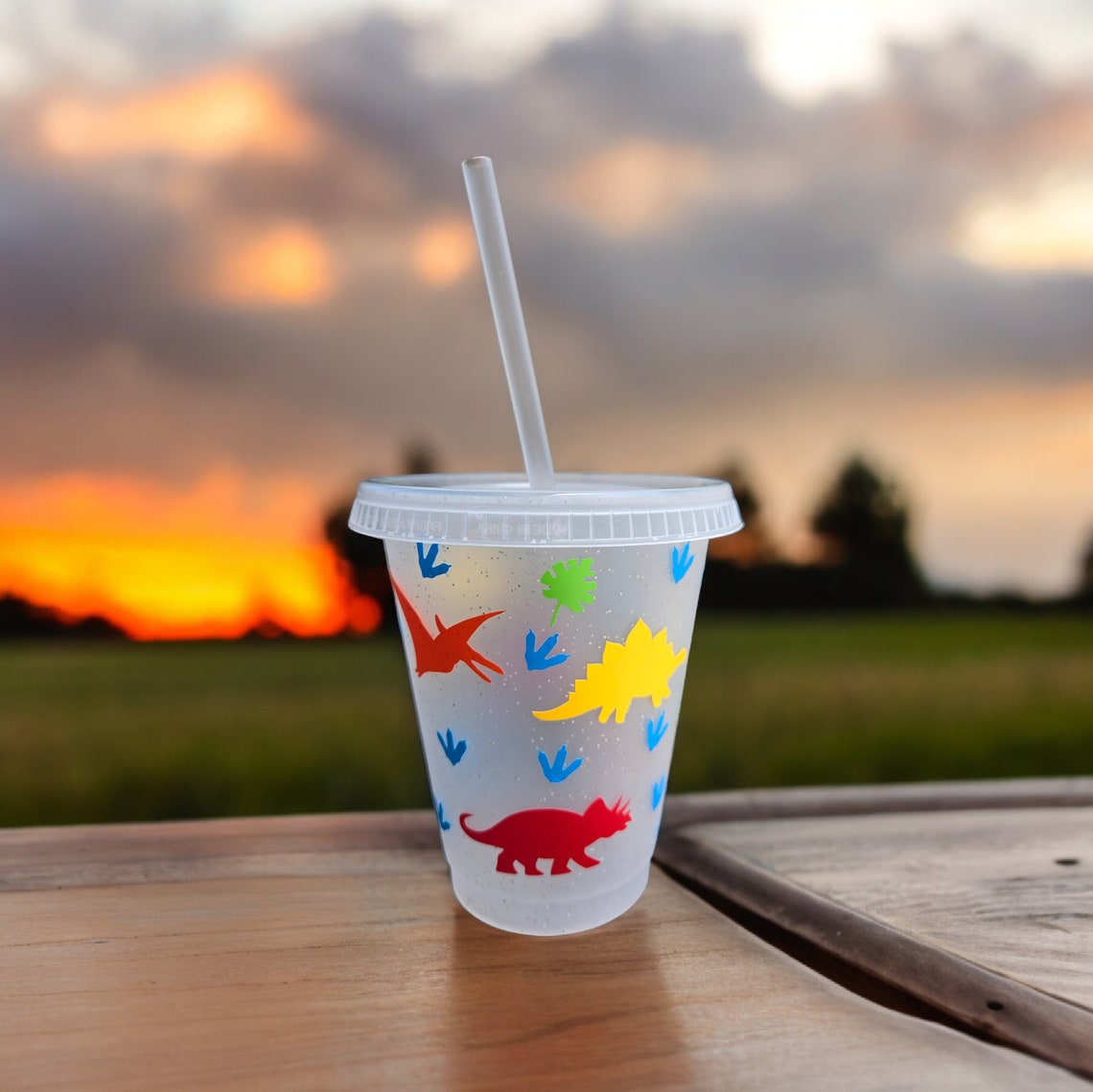 Dinosaur Cup 16oz Cup Dinosaur Tumbler Kids Cup Kids Tumbler Dino Gift ...