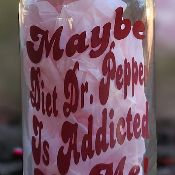 Diet Dr. Pepper Glass - Etsy