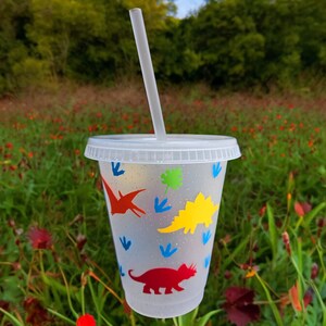 Dinosaur Cup 16oz Cup Dinosaur Tumbler Kids Cup Kids Tumbler Dino Gift ...