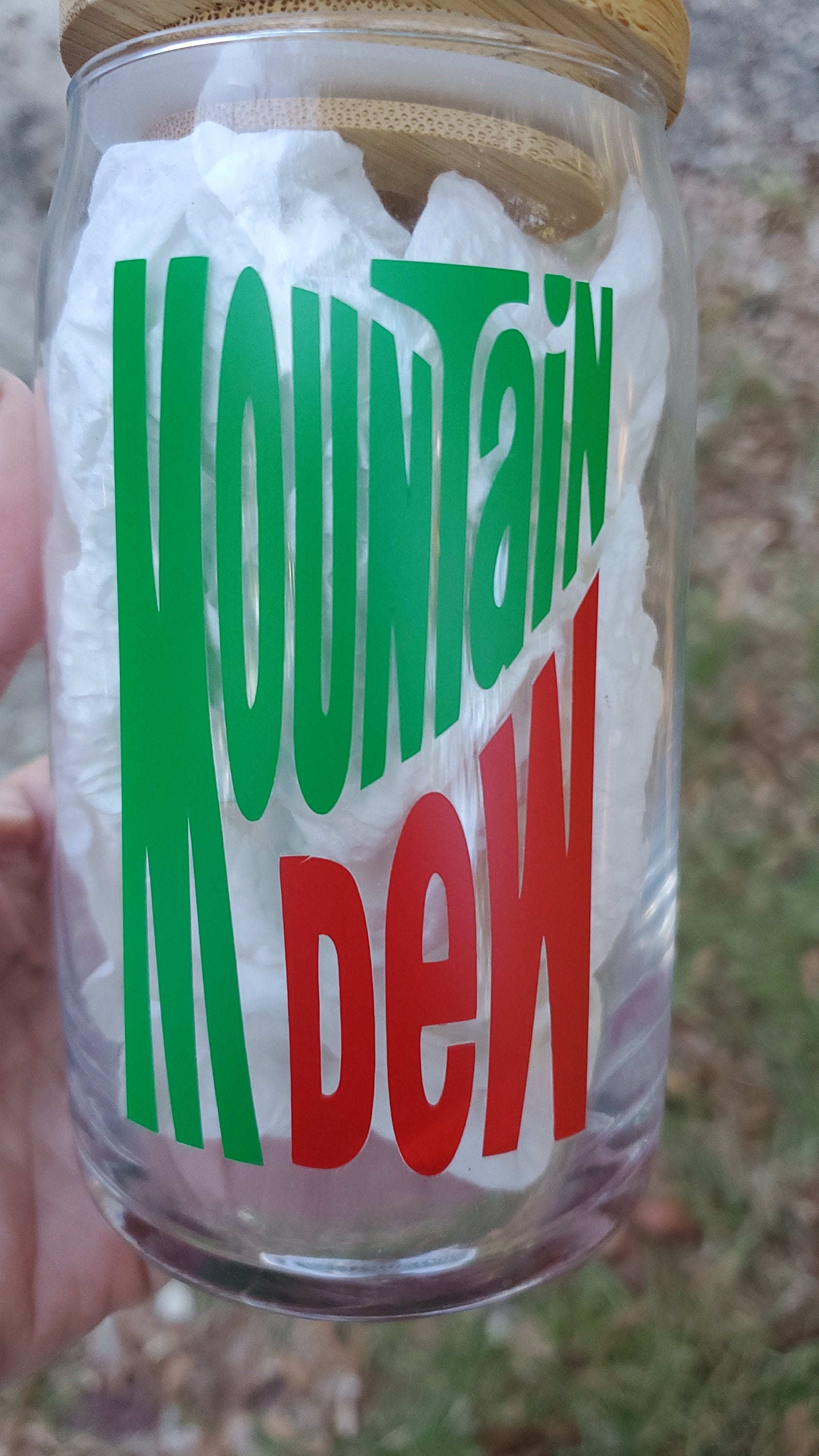 Mountain Dew Soda Glass Cup Mountain Dew Tumbler Mountain Dew Gift Mt ...
