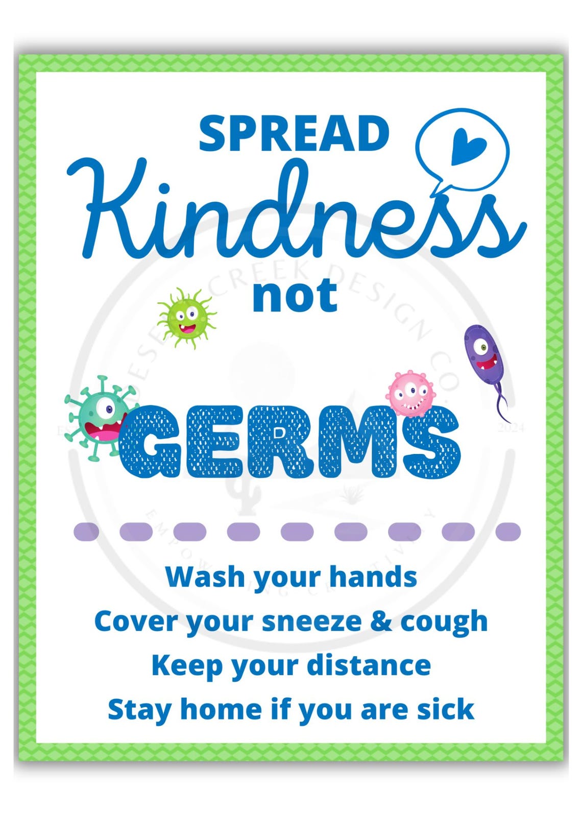 Handwashing Poster Handwashing Sign Elementary Classroom Poster ...