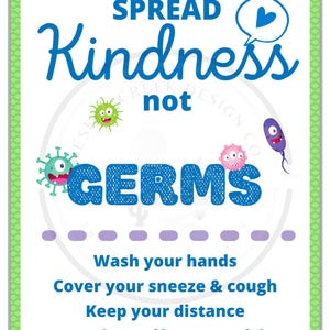 Classroom Handwashing Poster: Elementary & Preschool Sign (digital ...
