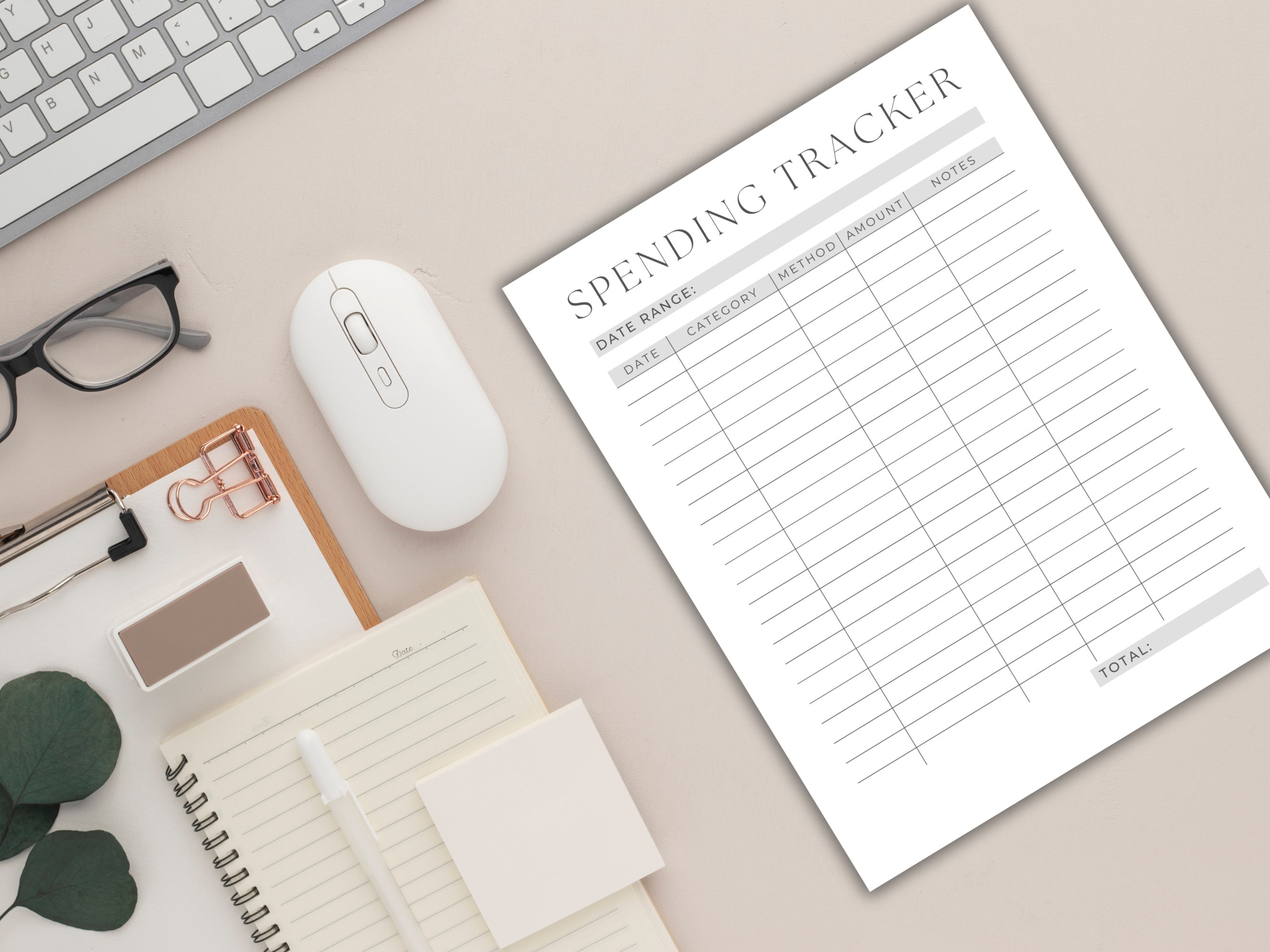 Spending Tracker, Money Spending Tracker, Budget Spending Tracker ...