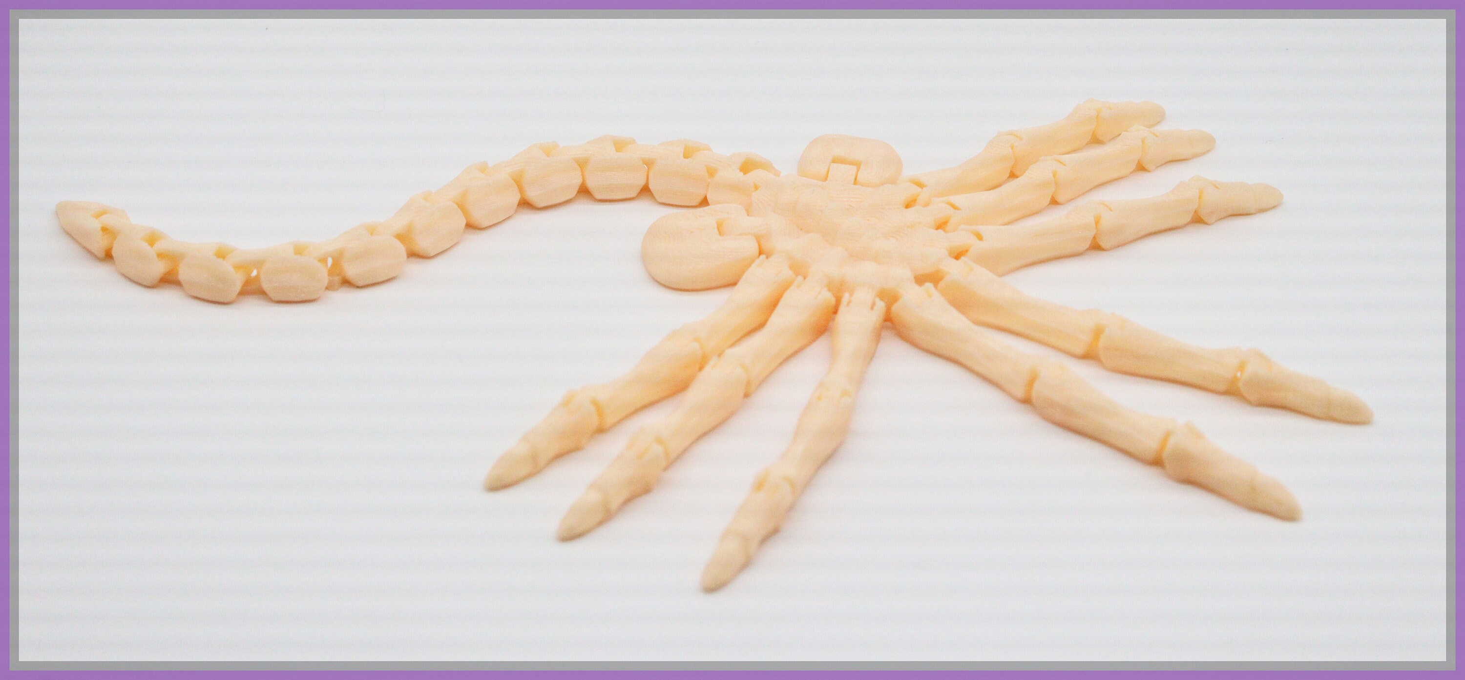 Large Articulated Face-hugger beige: 3D Printed - Etsy