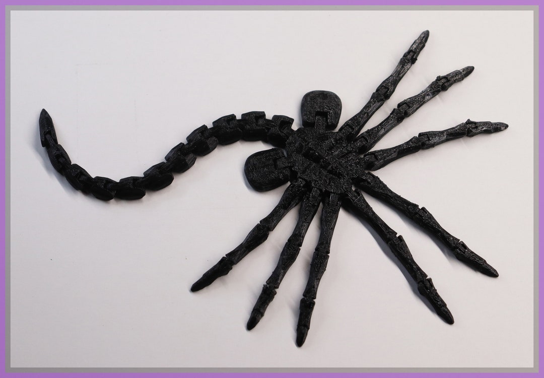 Large Articulated Face-hugger black: 3D Printed - Etsy