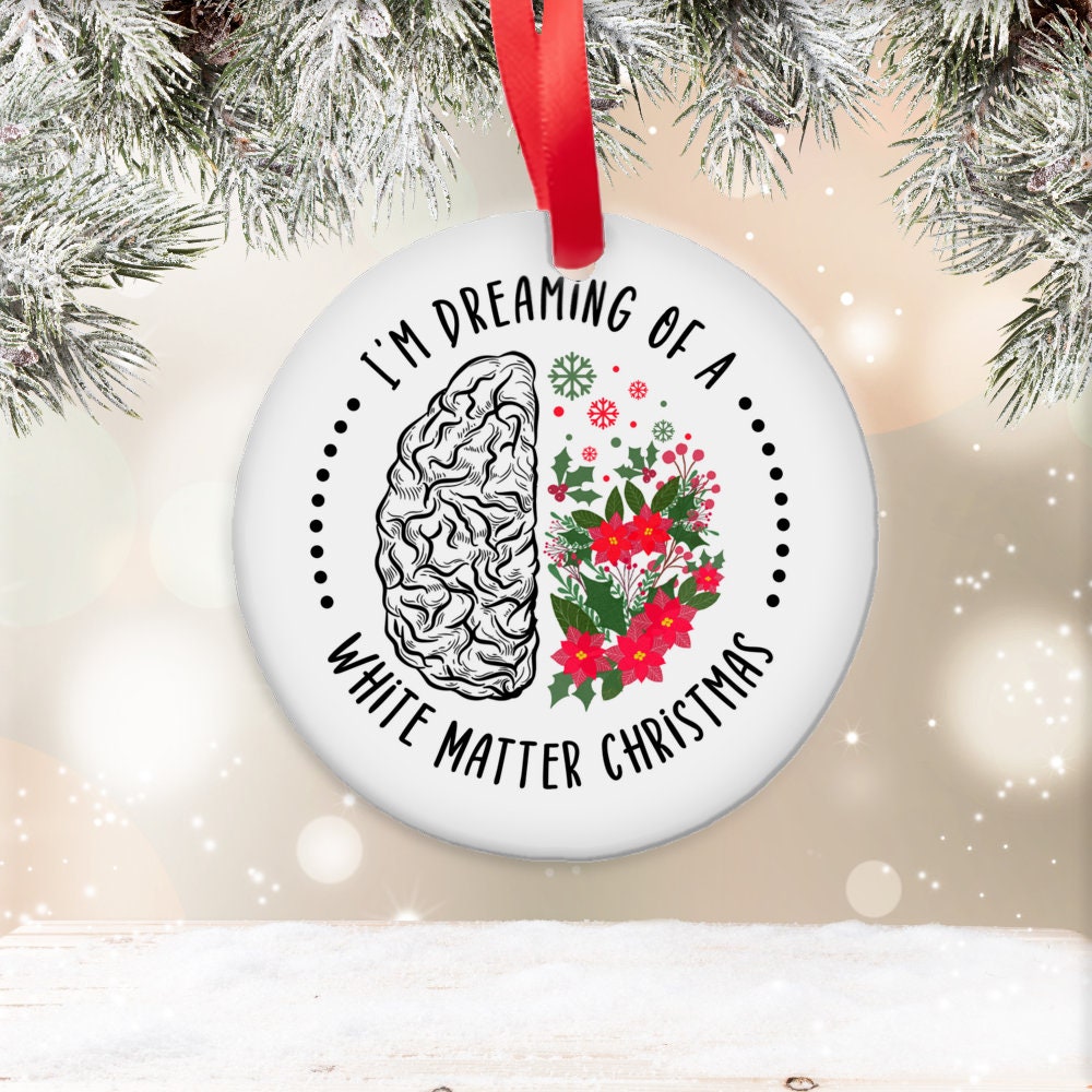 Christmas Neuro Nurse Ornament, Neuro Nurse, Neurology Nurse ...